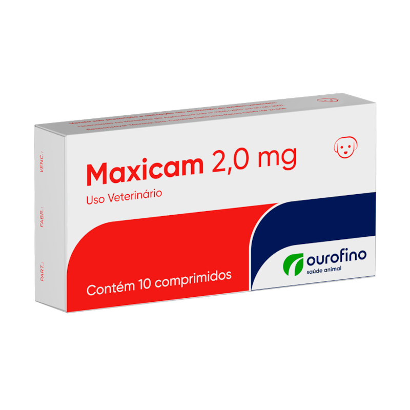 MAXICAM 2,0MG 10 COMPRIMIDOS - Avipec Produtos