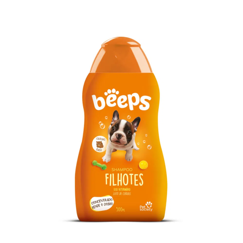 SHAMPOO BEEPS 500ML FILHOTE BABY - Avipec Produtos