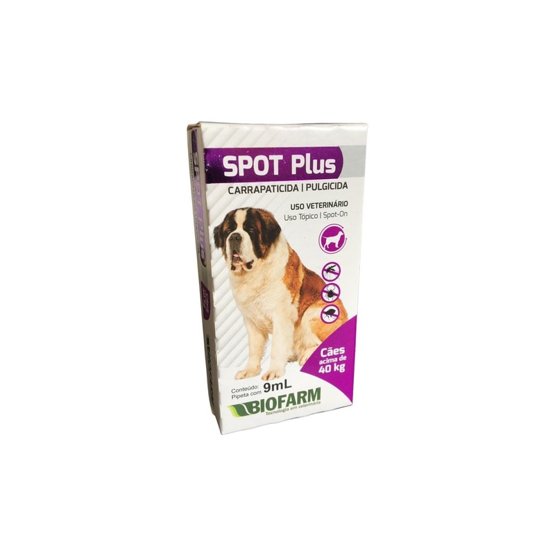 SPOT PLUS 9ML ACIMA DE 40KG - Avipec Produtos
