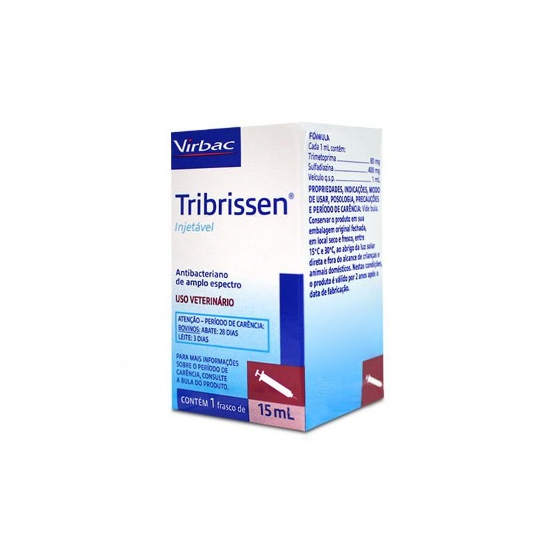 TRIBRISSEN INJETAVEL 15ML - Avipec Produtos